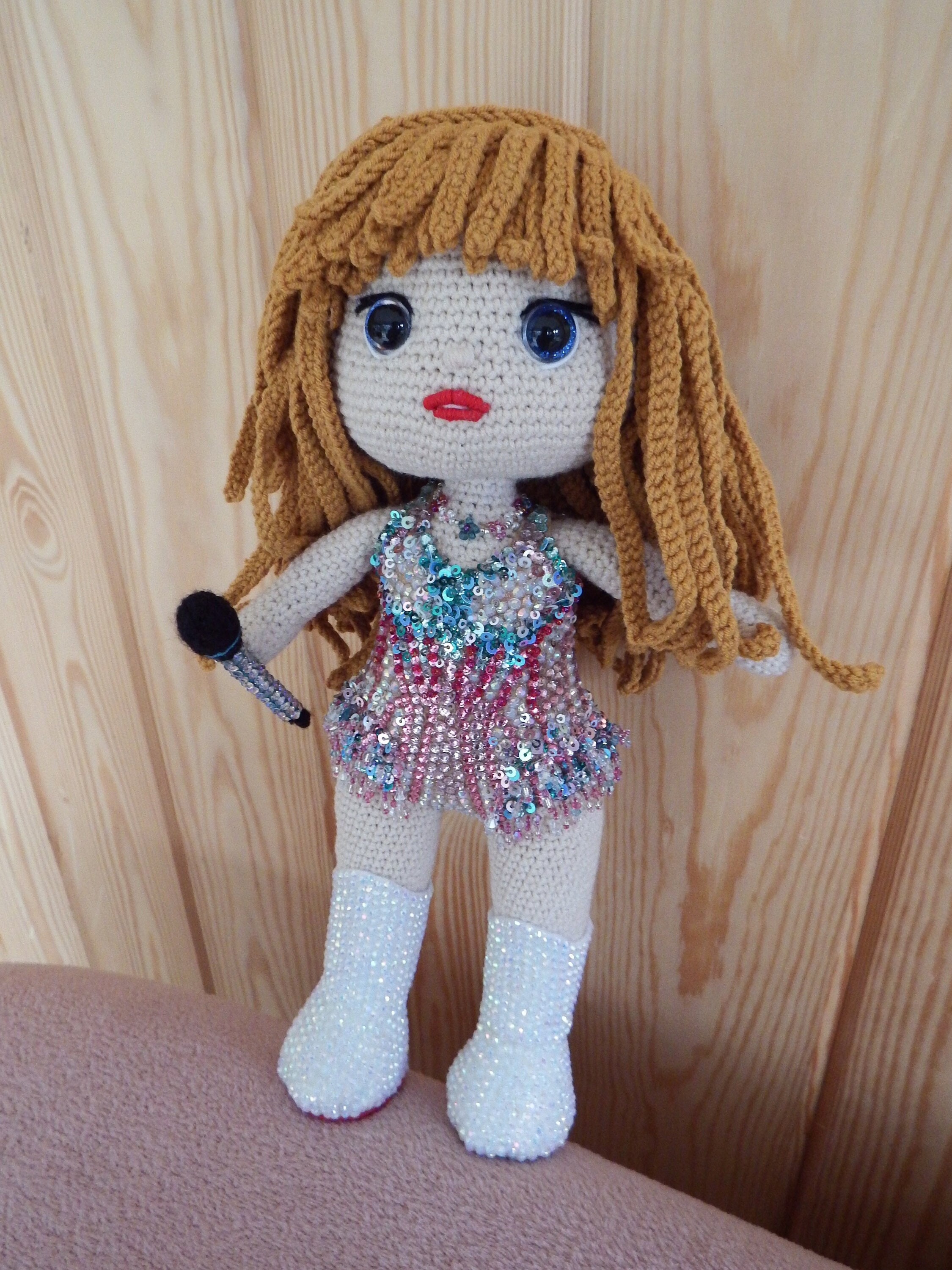 Taylor Swift Doll, Crochet Taylor Swift Doll, Taylor Swift Gift Idea ...