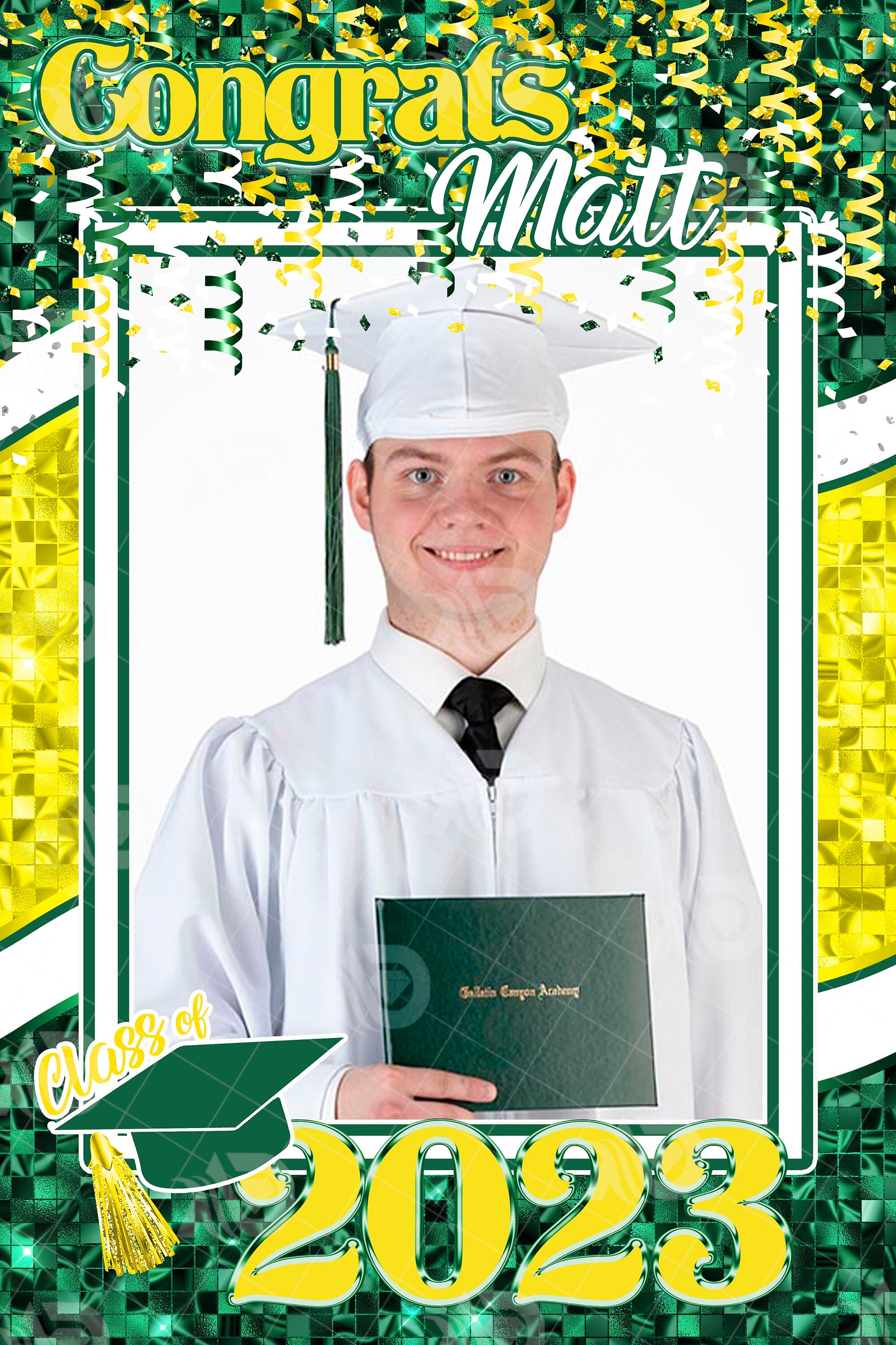 Senior Graduation Template Digital Photo Graduation Digital - Etsy
