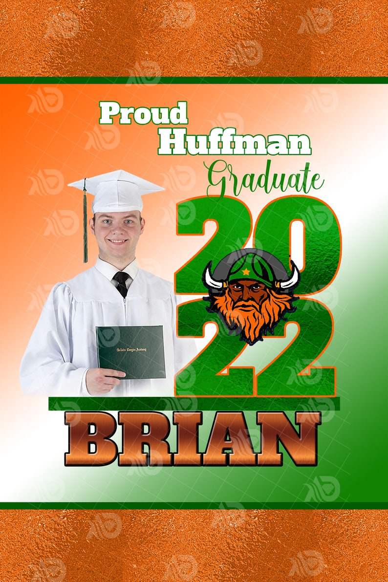 Senior Graduation Template Digital Photo Graduation Digital - Etsy