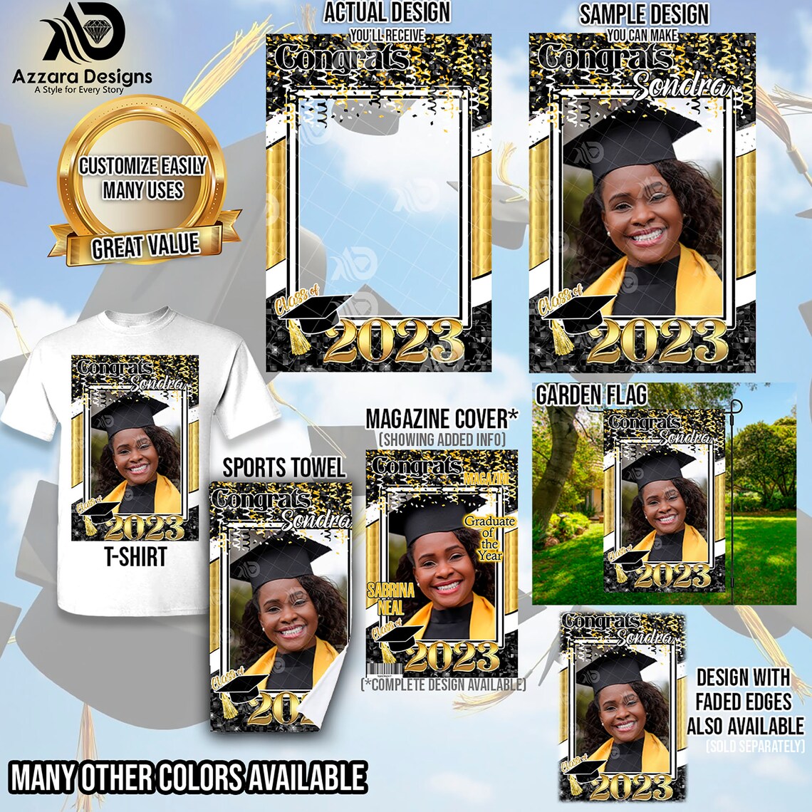 Senior Graduation Template Digital Photo Graduation Digital - Etsy