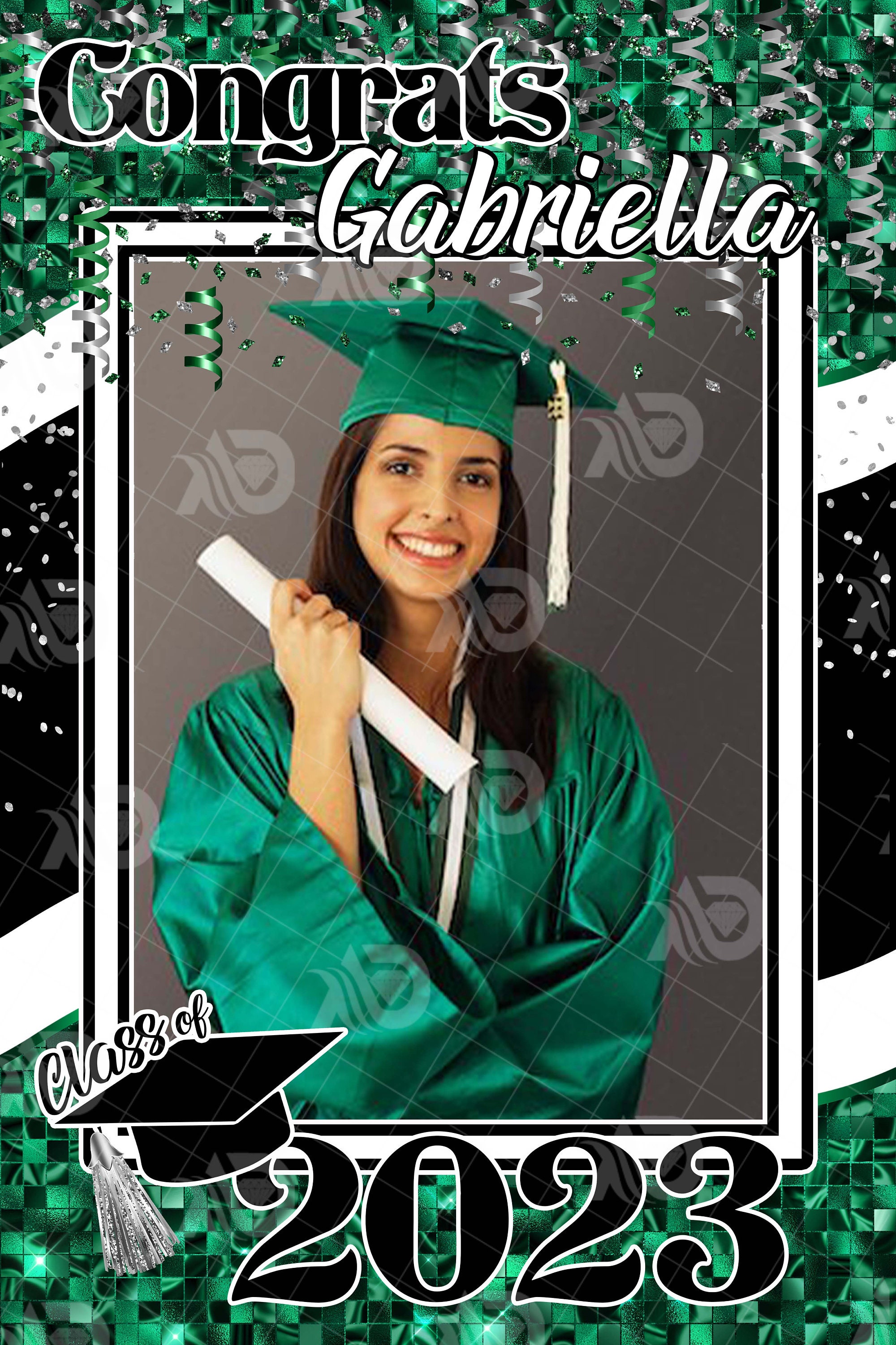 Senior Graduation Template Digital Photo Graduation Digital - Etsy