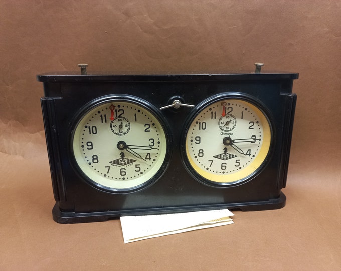 Soviet Vintage Chess Clock, Vintage Chess Clock, USSR Carbolite Chess ...