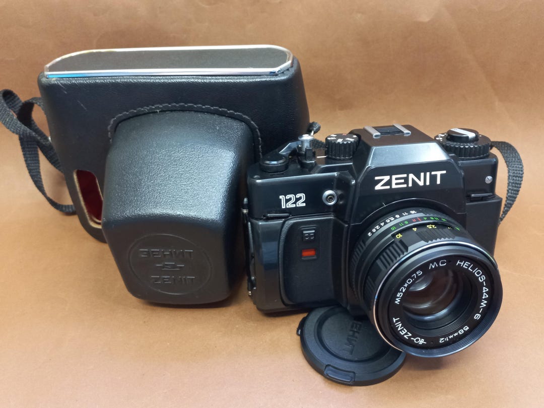 Soviet Vintage Camera "zenith 122" HELIOS 44m-6, 2/58 M42, Soviet Camera Made in USSR - Etsy