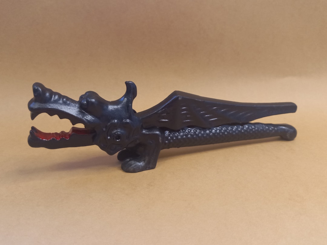 Vintage Soviet Cast Iron Nut Cracker "dragon", Vintage 1960s. Nut ...