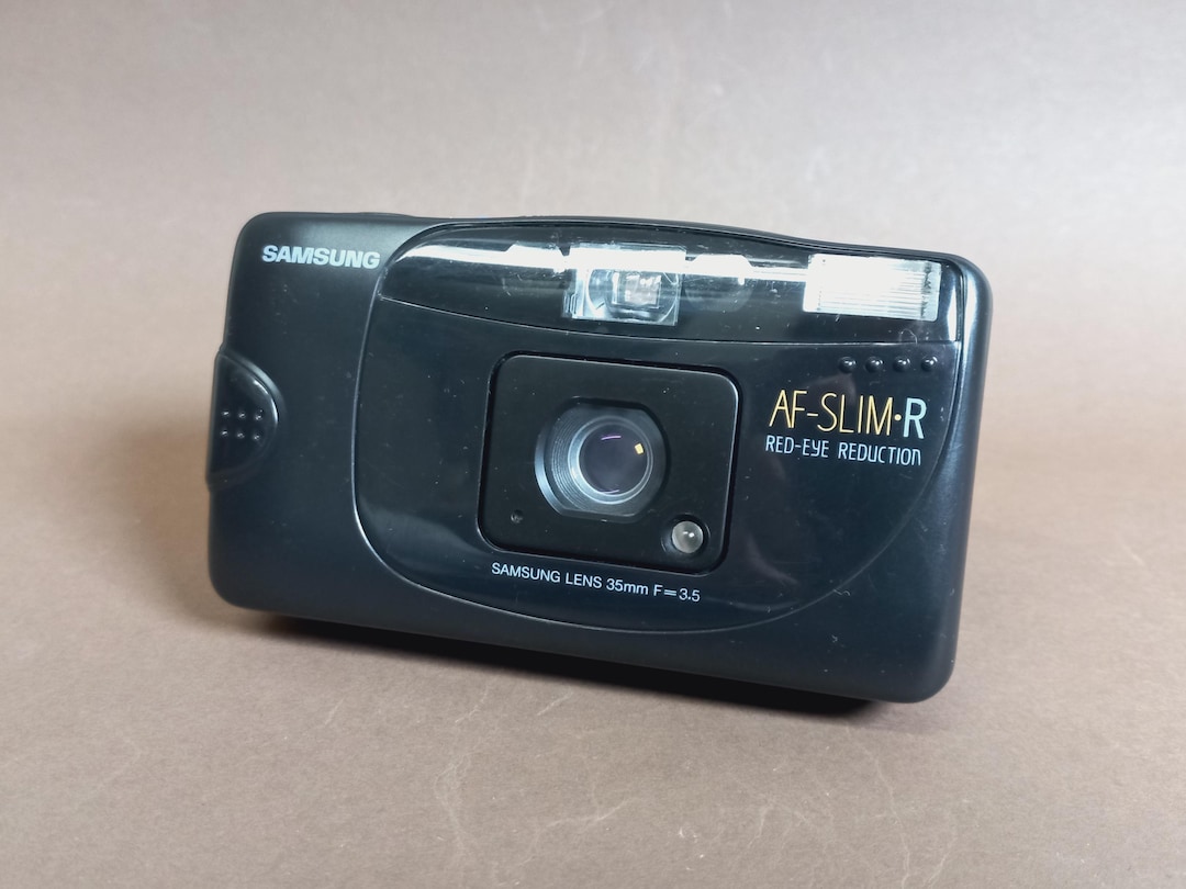 Vintage Film Camera Samsung Af-slim-r,retro Cameras Samsung 1990s. - Etsy