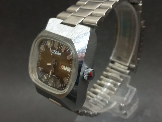 Soviet Vintage Watch Slava Tank, Quartz Watch USSR,Ol… - Gem