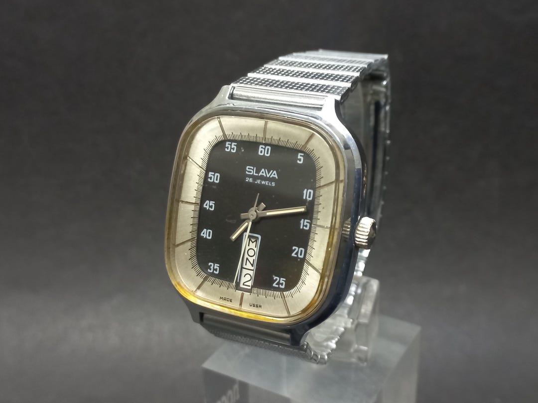Soviet Vintage Watch Slava Fridge glory Mechanical Watch, Mechanical ...