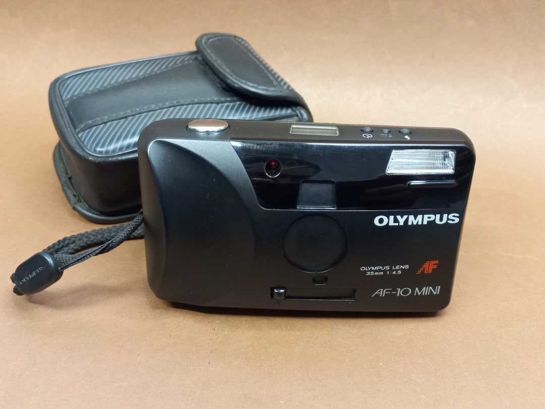 Vintage Camera Olympus AF-10 MINI, Film Camera Olympus 1990s, Point and ...