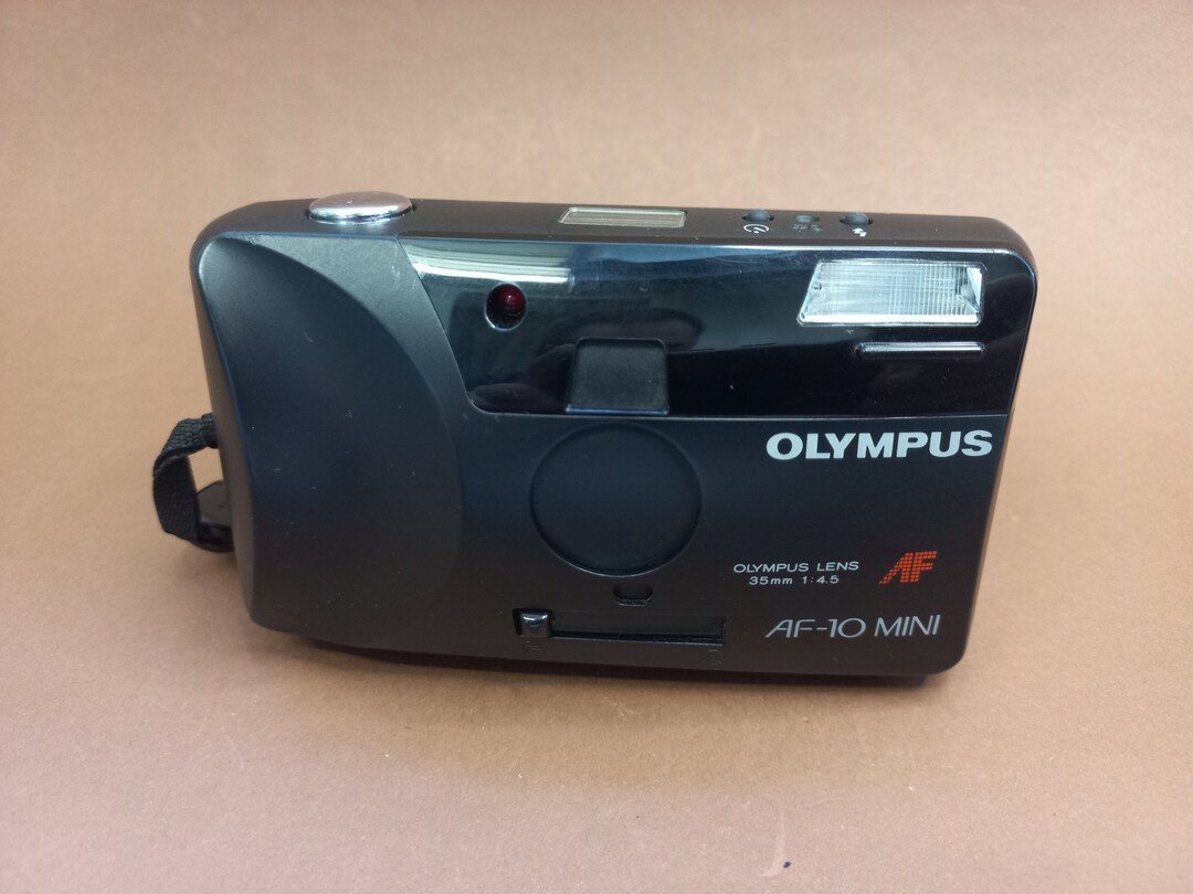 Vintage Camera Olympus AF-10 MINI, Film Camera Olympus 1990s, Point and ...