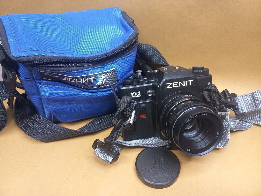 Soviet Vintage Camera "zenith 122" HELIOS 44m, 2/58 M42, With Original ...