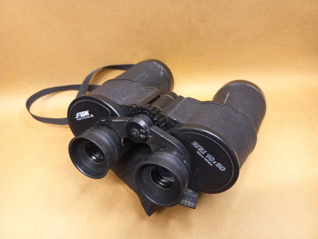 Soviet Vintage Binoculars BPC Sotem 10:50, Russian Optics, Rare ...