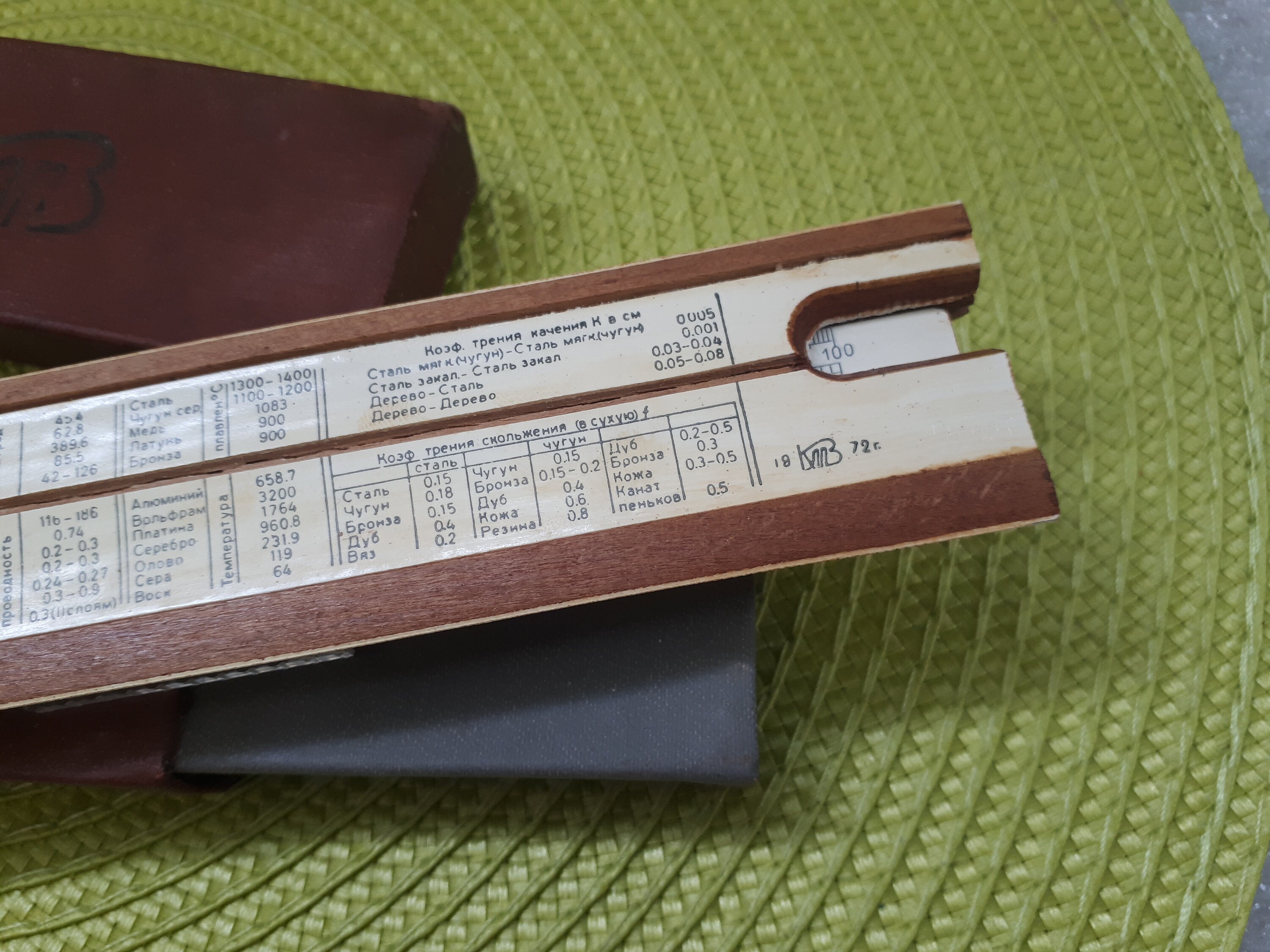 Vintage Soviet Slide Rule 1972 for Calculating Mathematical | Etsy
