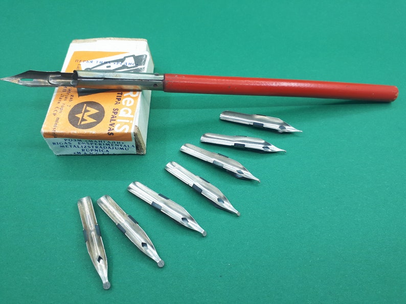 Vintage Pen Nibs in Original Box Set 71 Vintage Fountain Pen | Etsy