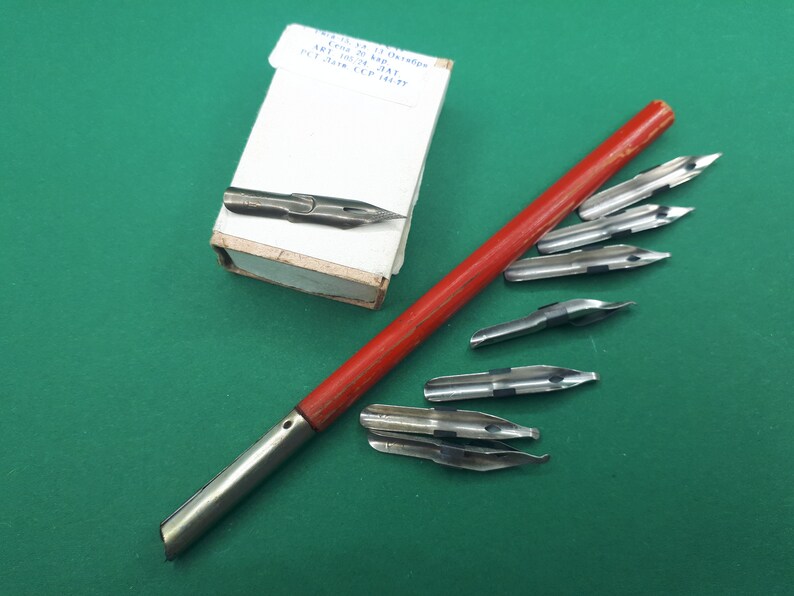 Vintage Pen Nibs in Original Box Set 71 Vintage Fountain Pen | Etsy