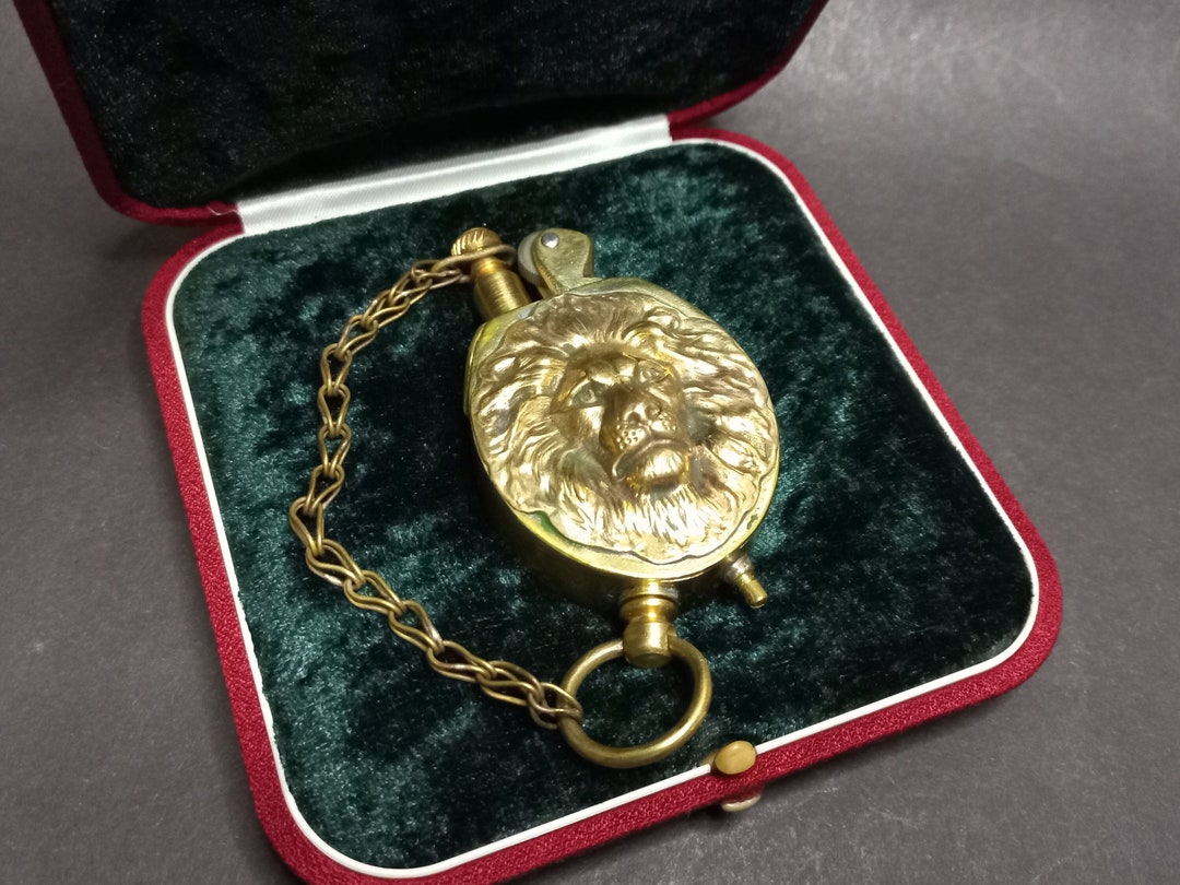 Handmade Pocket Bronze Lighter,gasoline Lighter Military Vintage Style ...