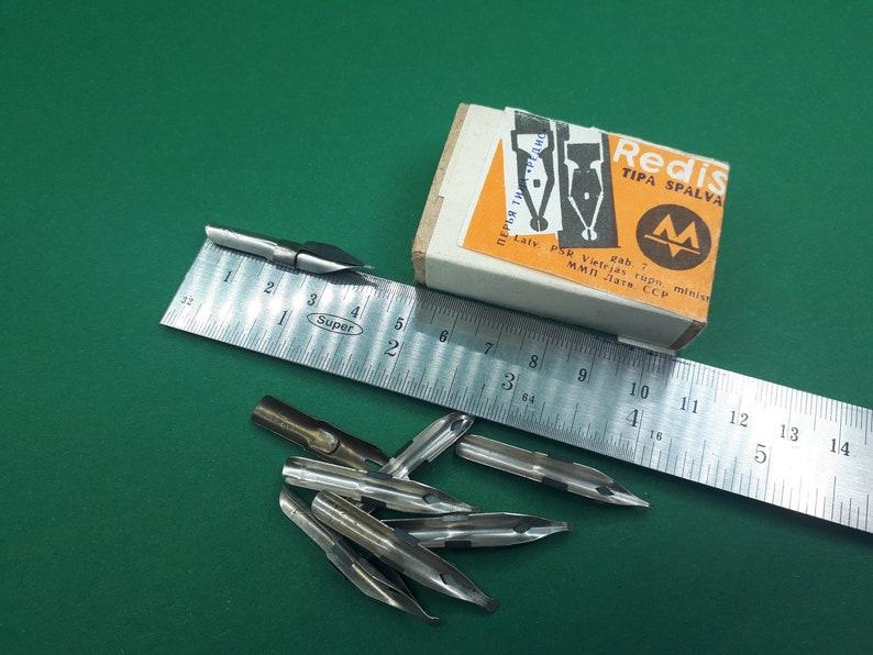 Vintage Pen Nibs in Original Box Set 71 Vintage Fountain Pen | Etsy