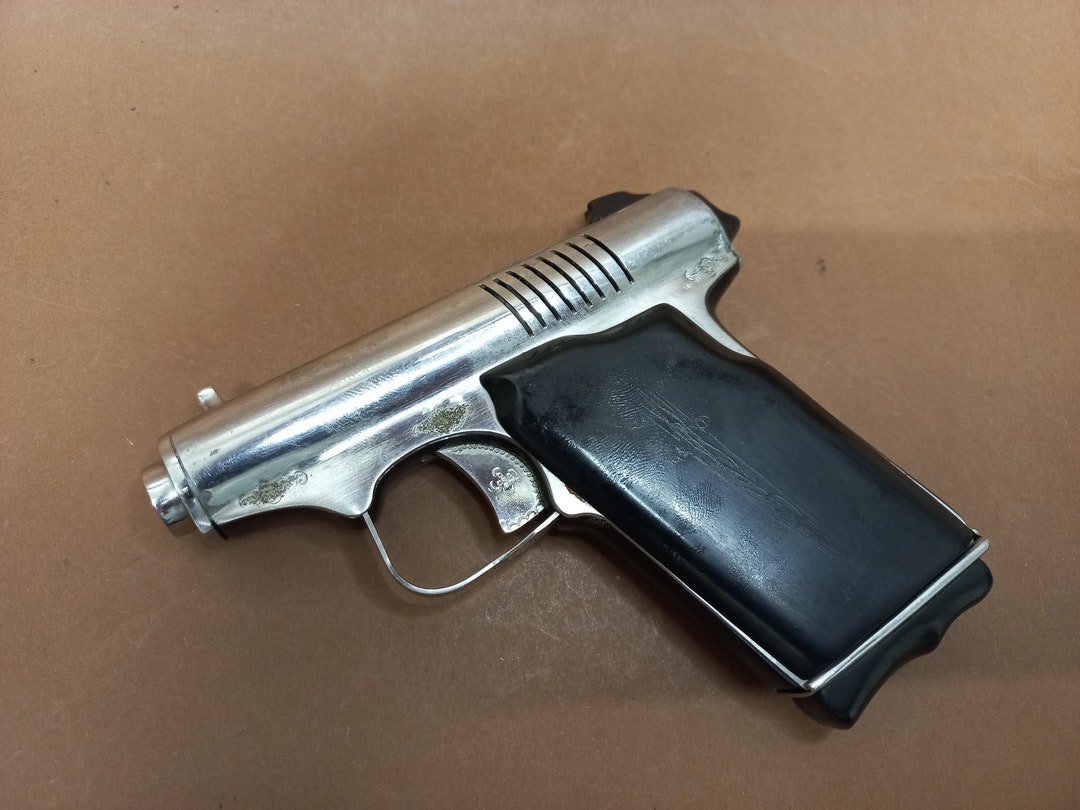 Soviet Vintage Handmade Lighter Pistol, Gasoline Lighter Pistol USSR ...