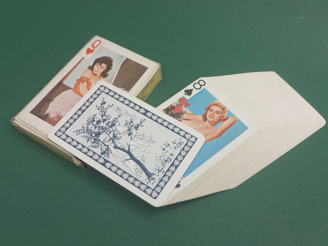 Vintage Collectible Playing Cards, Beautiful Girls 1960's, Rare Playing ...