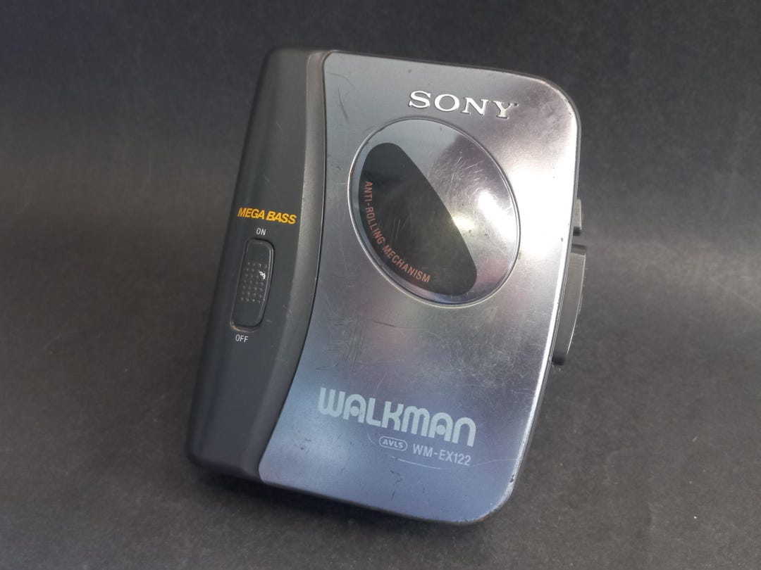 Vintage Sony Walkman Cassette Tape Recorder, Sony Audio Cassette Player ...
