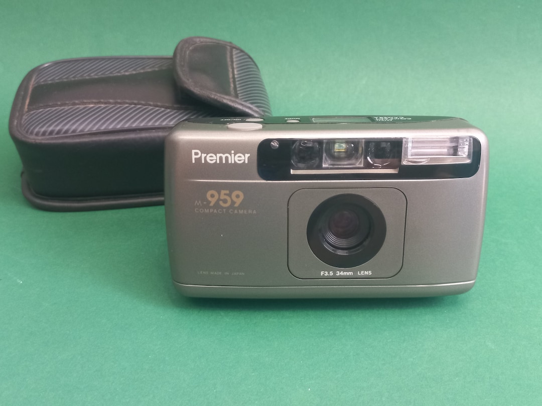 Vintage Camera Premier M-959, Film Camera Premier 1990s., Point and Shot Camera, Working Film ...