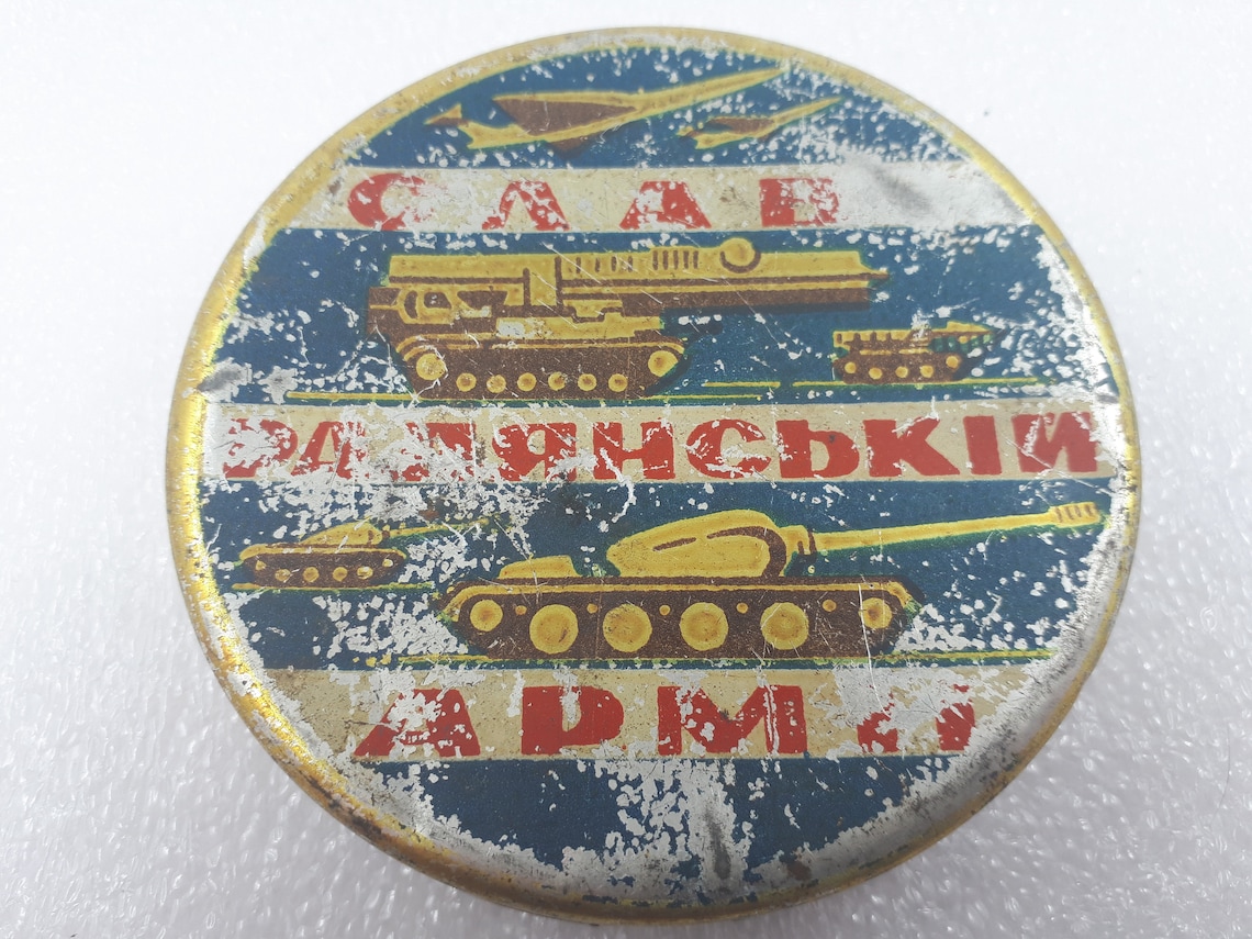 Soviet Vintage Tin Candy Boxglory to the Soviet - Etsy