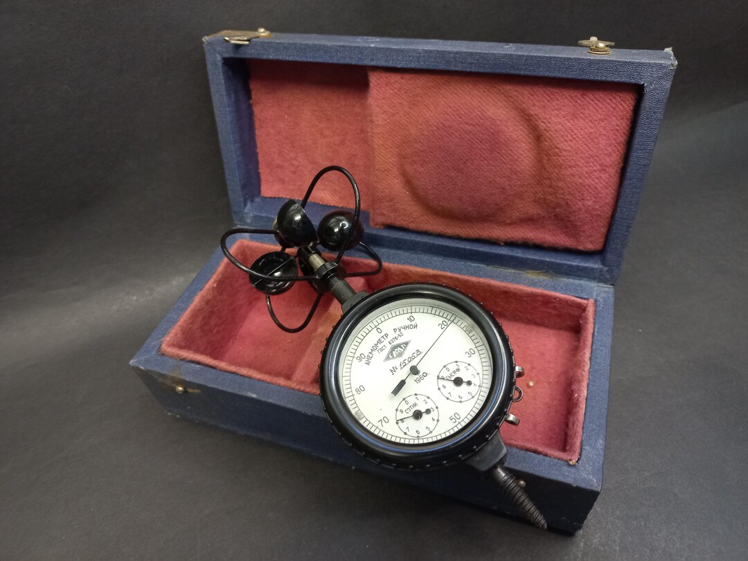 Soviet Vintage Anemometer 1960, USSR Wind Speed Gauge, Russian Old ...