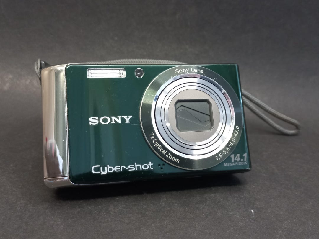 Digital Camera Sony Cyber-shot DSC-W370 Green, Compact Digital Camera ...
