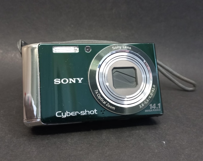 Digital Camera Sony Cyber-shot DSC-W370 Green, Compact Digital Camera ...