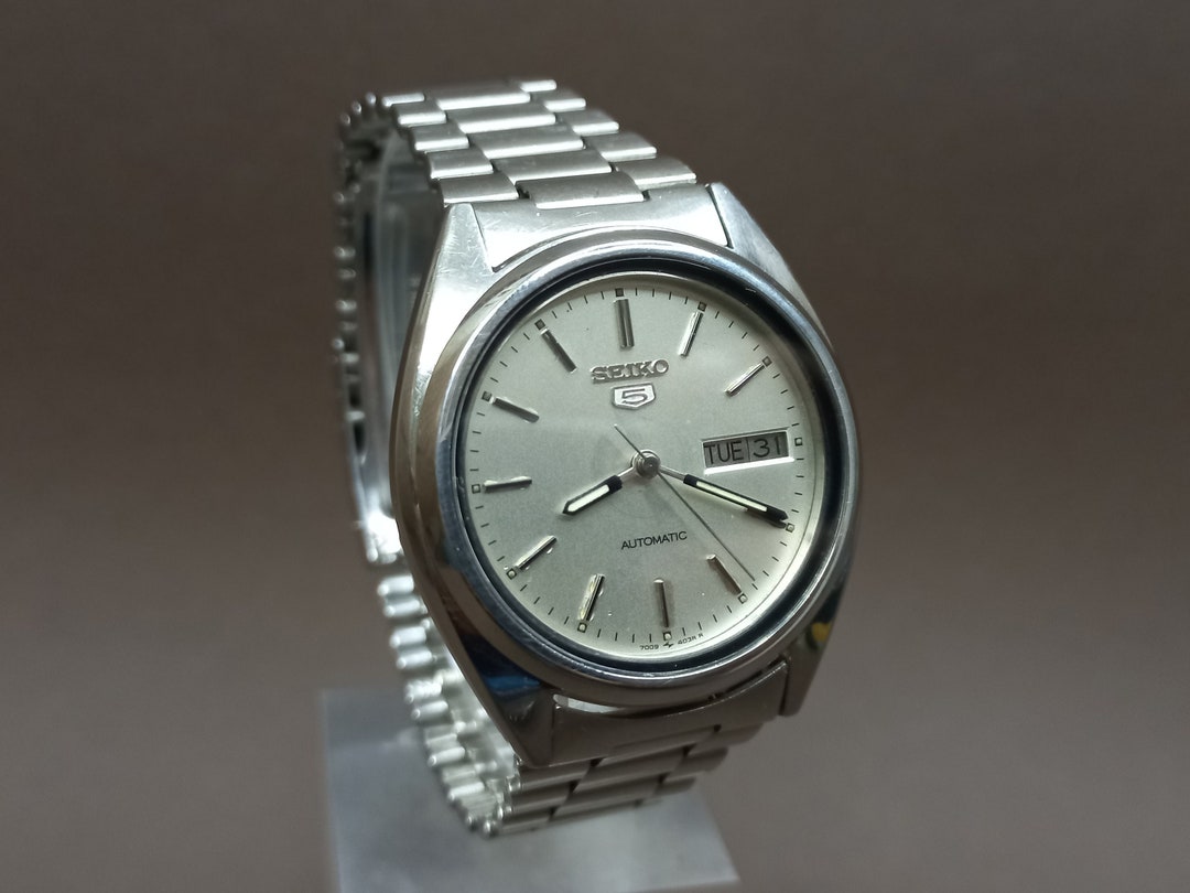 Vintage Wrist Watch Seiko Automatic, Japan Watch, Automatic Watch, Rare ...