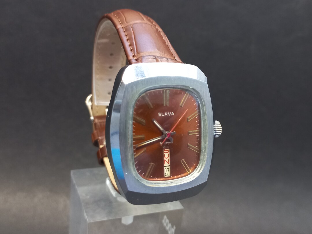 Soviet Vintage Watch Slava Fridge glory Mechanical Watch, Mechanical ...