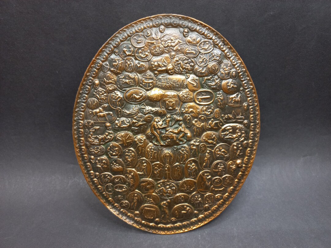 Vintage Copper Engraving "kamasutra", Antique Copper Coinage - Etsy