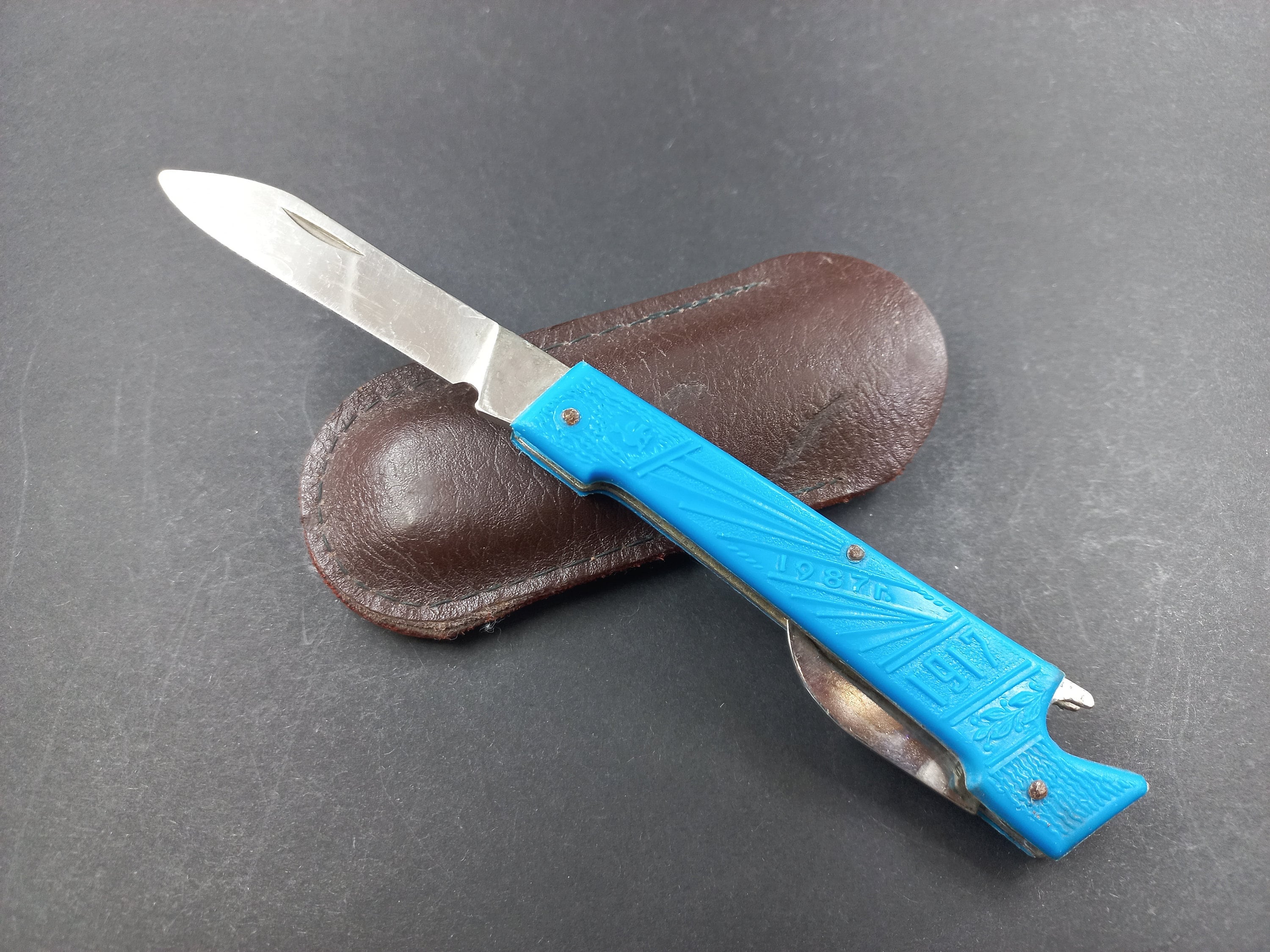 Soviet Vintage Folding Knife 70 Years of Soviet Powernew - Etsy