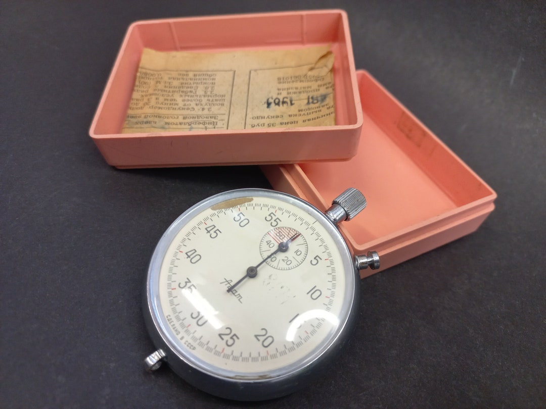 Soviet Vintage Stopwatch"agat", Professional Stopwatch, Movement ...