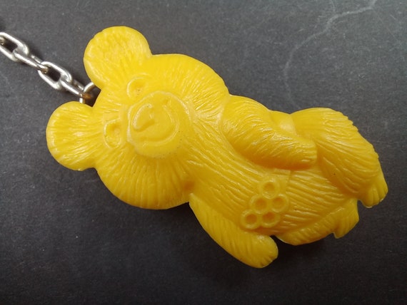 Vintage Soviet Keychain Olympic Bear.Keychain Olympia… - Gem
