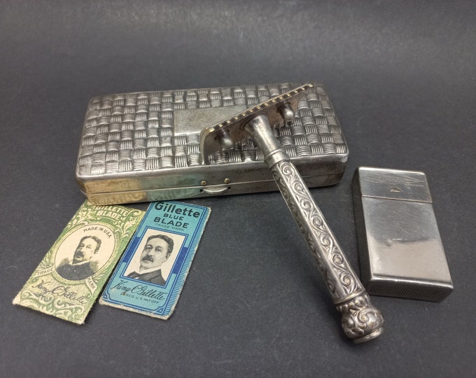 Vintage Shaver Shaving Set Gillette 1900s, Old Shavers, Rare ...