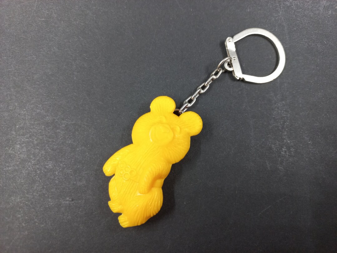 Vintage Soviet Keychain Olympic Bear.keychain Olympiad 1980.moscow ...