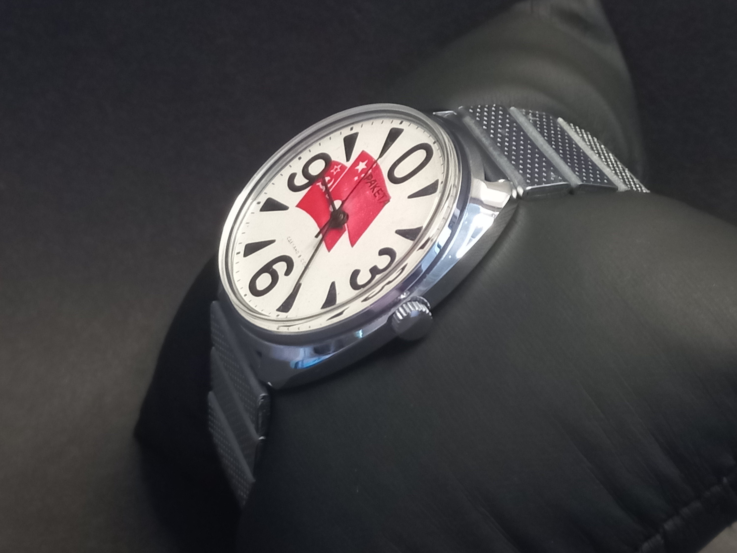 Soviet Vintage Watch Raketa Ussr-china NEW!!! Communist Propaganda of ...
