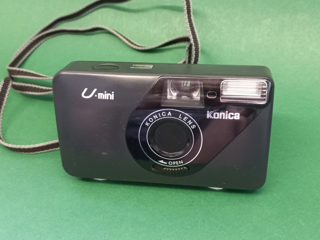 Vintage Camera Konica Mini ,film Camera Konica 1990s., Point and Shot Camera, Working Film ...