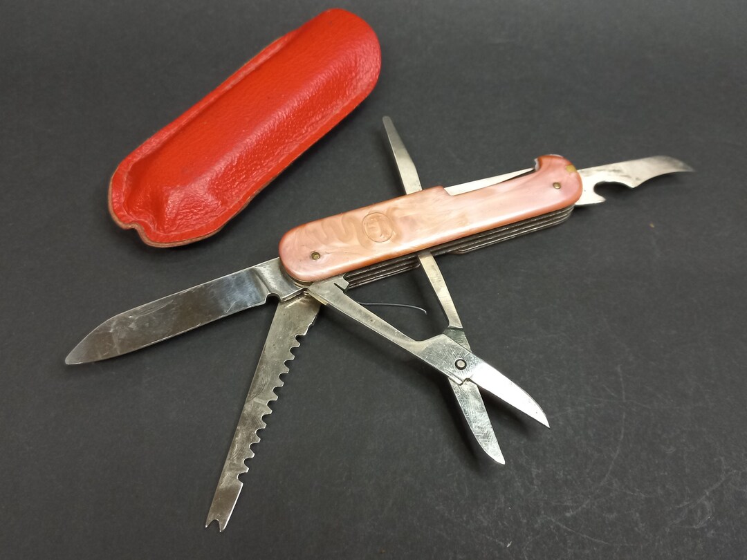 Soviet Vintage Folding Knife,ussr Folding Knife,production Soviet Plant ...