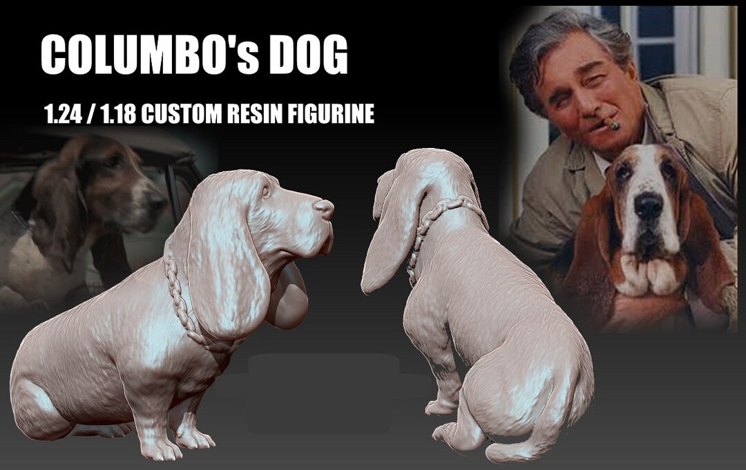 COLUMBO DOG Custom Made Resin Figure Tv Show Movie Film - Etsy