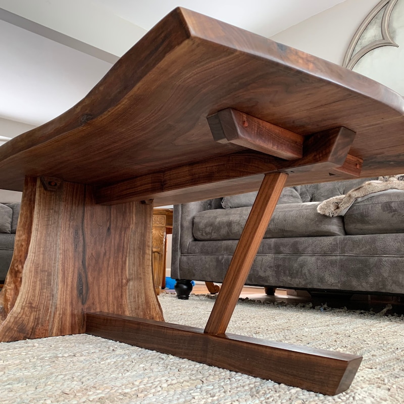 Walnut Coffee Table - Etsy