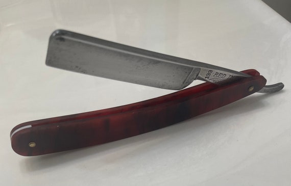 Vintage Restored Red Imp 133 Straight Razor Shave-ready | Etsy