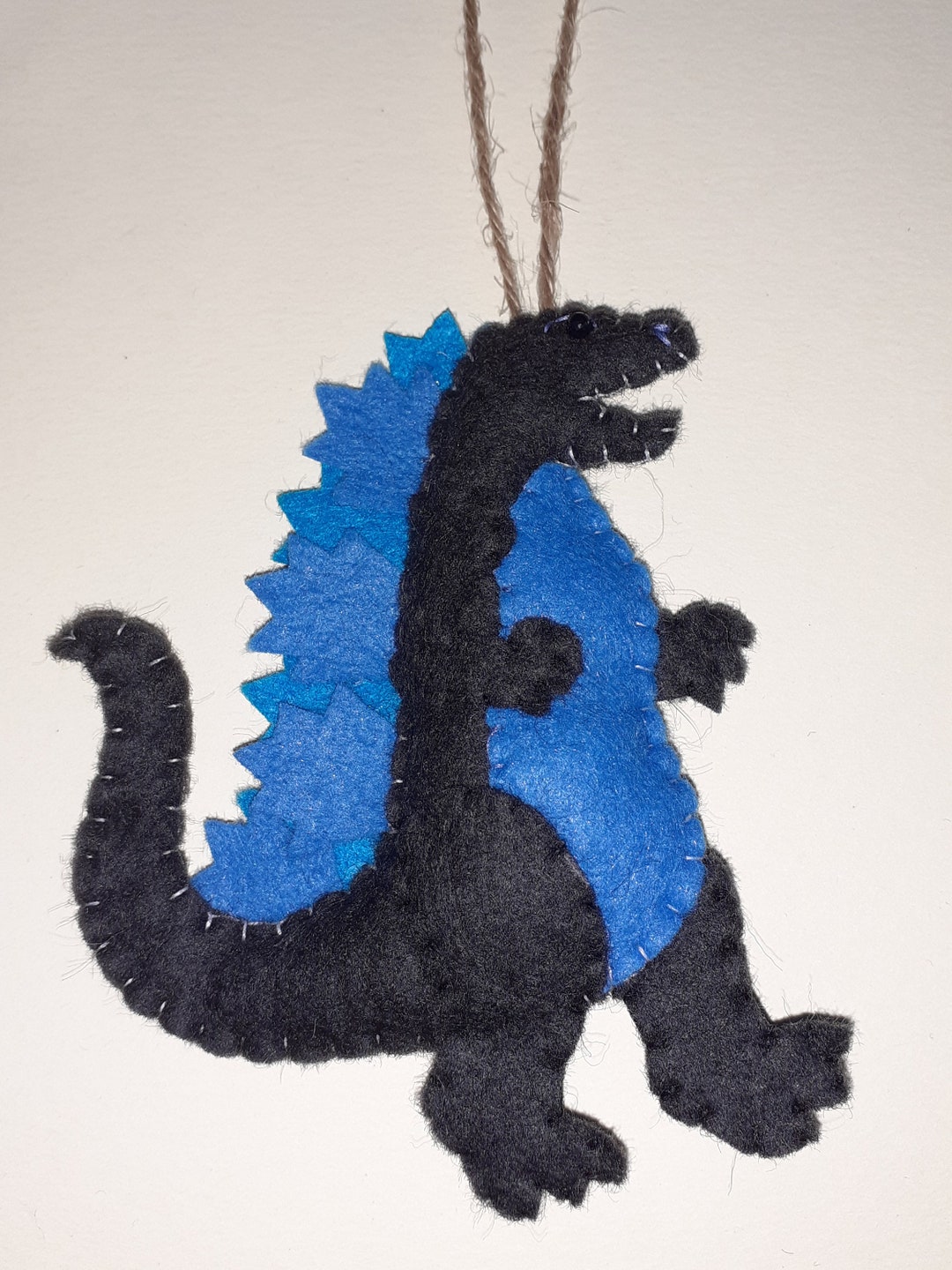 Handmade Felt Godzilla Decoration (made to Order) - Etsy