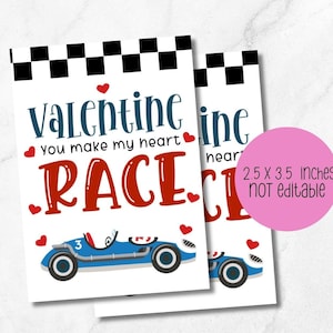 you make my heart race valentines
