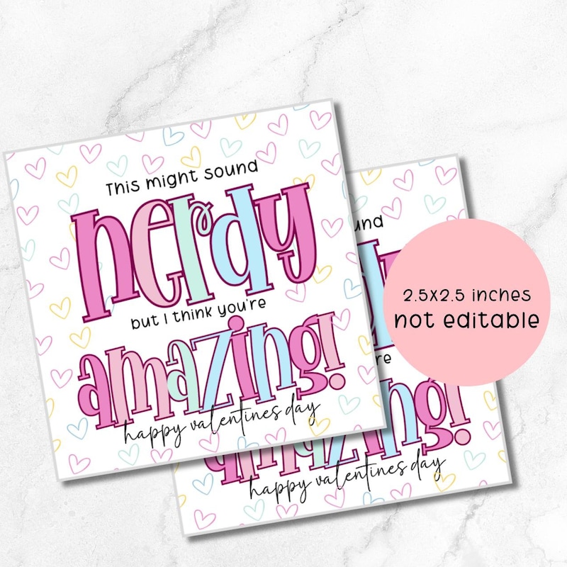 Nerd Valentine - Etsy