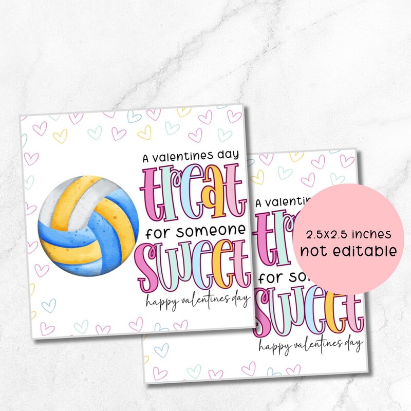 Volleyball Valentine - Etsy