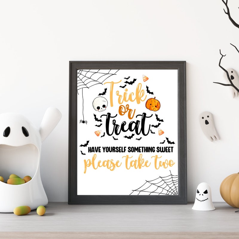 Halloween Candy Sign - Etsy