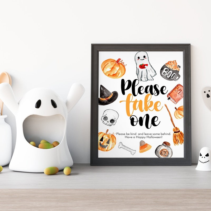 Halloween Candy Sign - Etsy