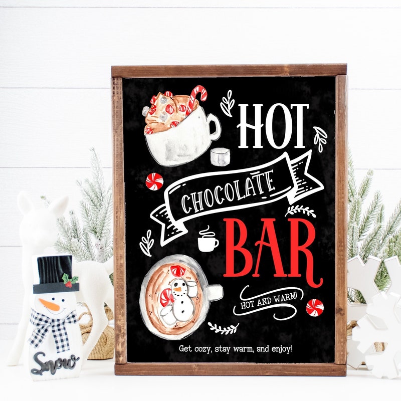 Hot Cocoa Bar Sign - Etsy