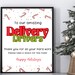 Delivery Driver Printable, Christmas Printable, Take a Snack, Delivery ...